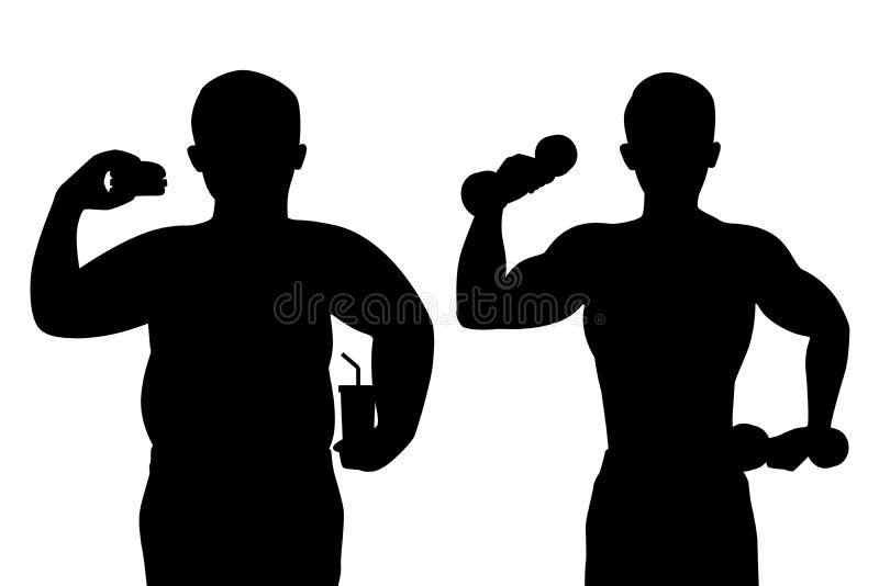 Silhouette Fat Man Stock Illustrations – 1,977 Silhouette Fat Man Stock ...