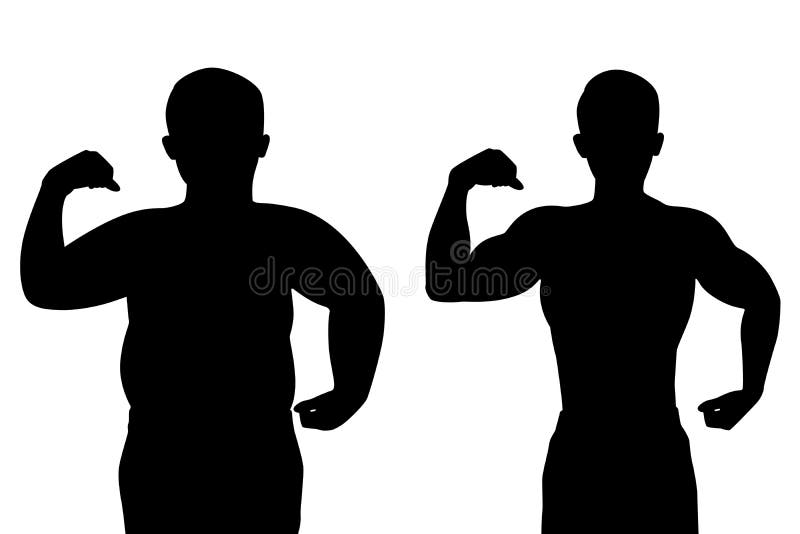 Silhouette Fat Man Stock Illustrations – 1,977 Silhouette Fat Man Stock ...