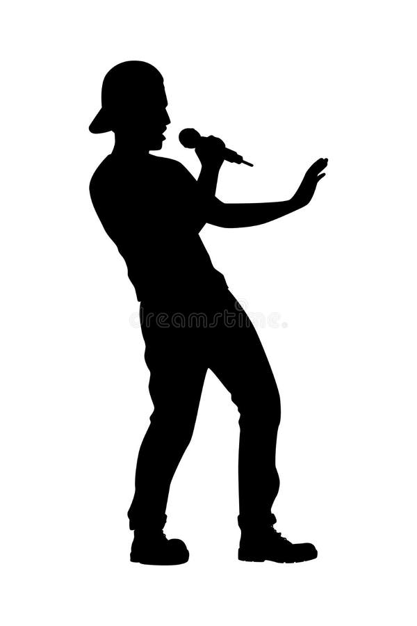 Young Single Silhouette Vector Stock Vector - Illustration of party ...