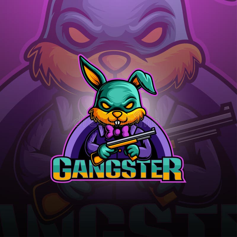 Bunny gangster stock vector. Illustration of mobster - 19372170