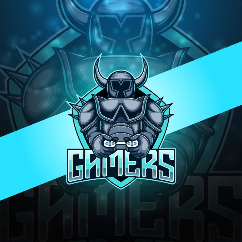 Gamers Mascot Logo Design Stock Illustrations – 420 Gamers Mascot Logo ...