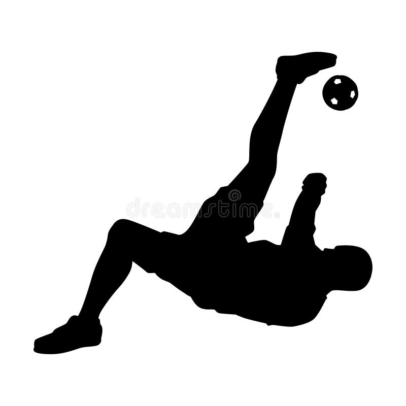 Rattan Ball Sport Man Silhouette Vector Stock Vector - Illustration of ...