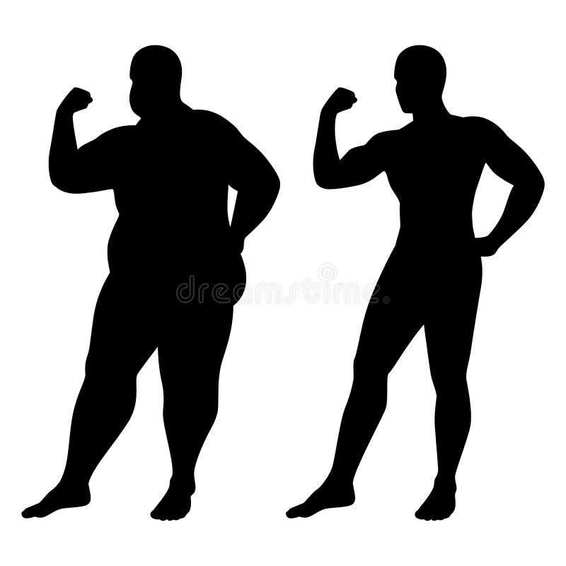 Fat Men Shadow Stock Illustrations – 29 Fat Men Shadow Stock ...