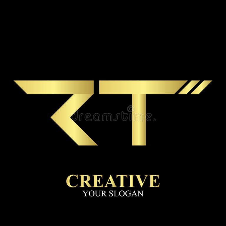 Letter R T Logo Icon Design Template Vector Elements Eps 10 Stock ...