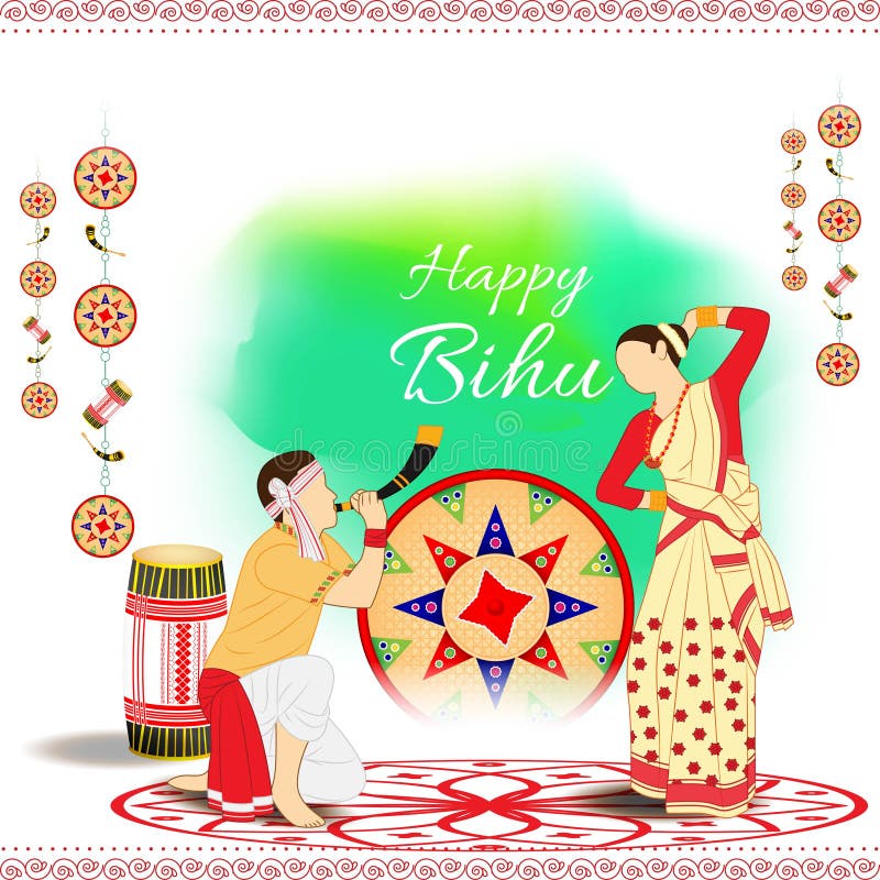 Bihu Dance Stock Illustrations – 216 Bihu Dance Stock Illustrations ...