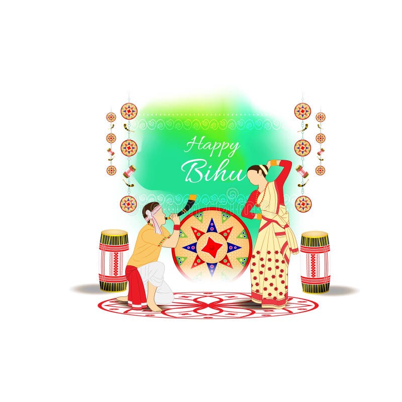 Bihu Dance Stock Illustrations – 297 Bihu Dance Stock Illustrations ...