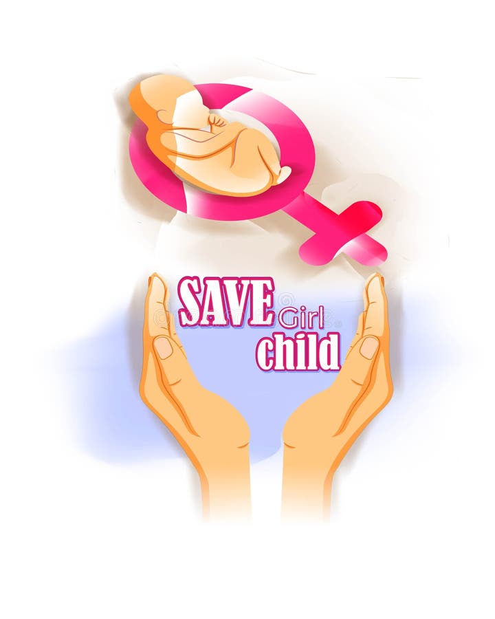 Poster Save Girl Child Stock Illustrations – 503 Poster Save Girl Child ...