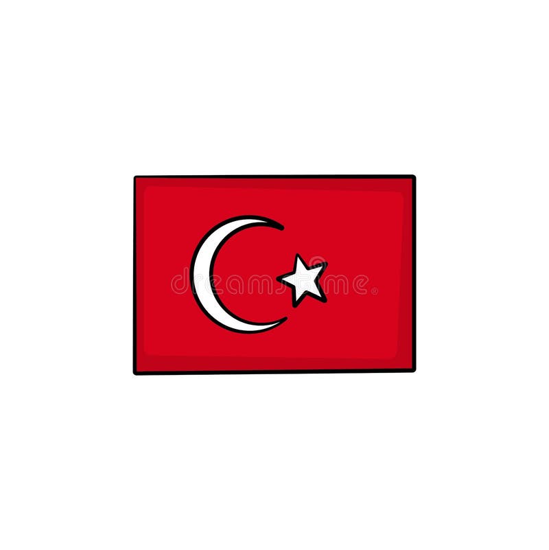 Drawing Turkish Flag Stock Illustrations – 526 Drawing Turkish Flag ...