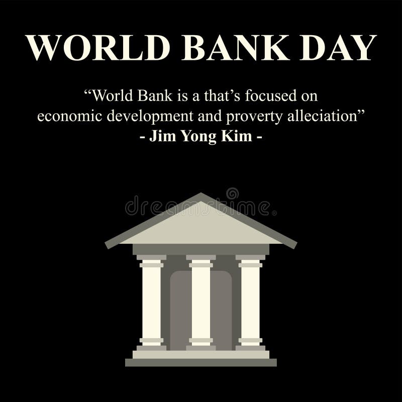 Happy World Bank Day April 1st Vector Illustration. Suitable for ...
