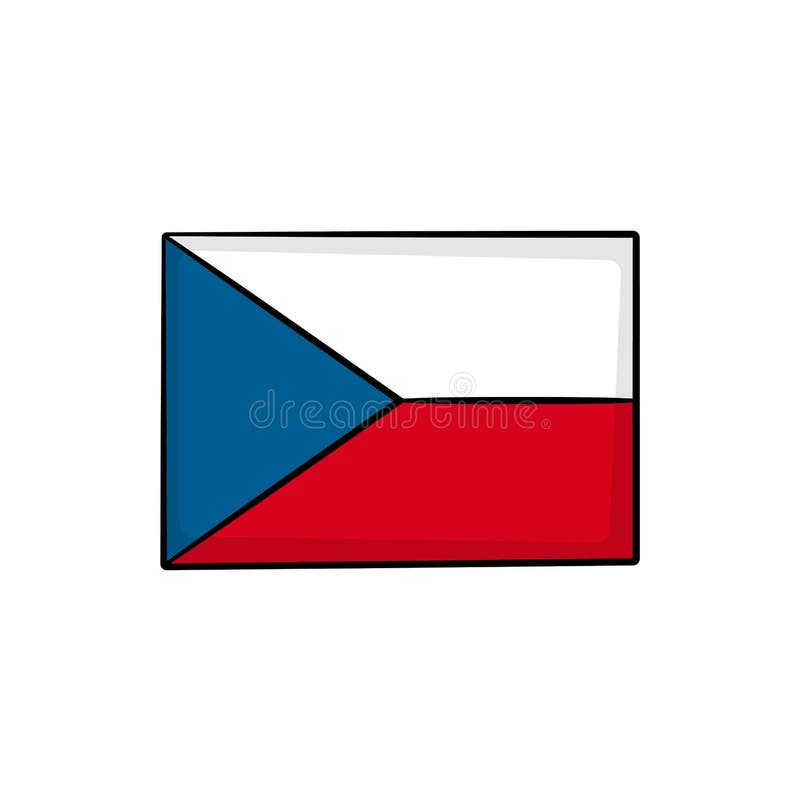 Czech Flag Hand Drawn Stock Illustrations – 69 Czech Flag Hand Drawn ...