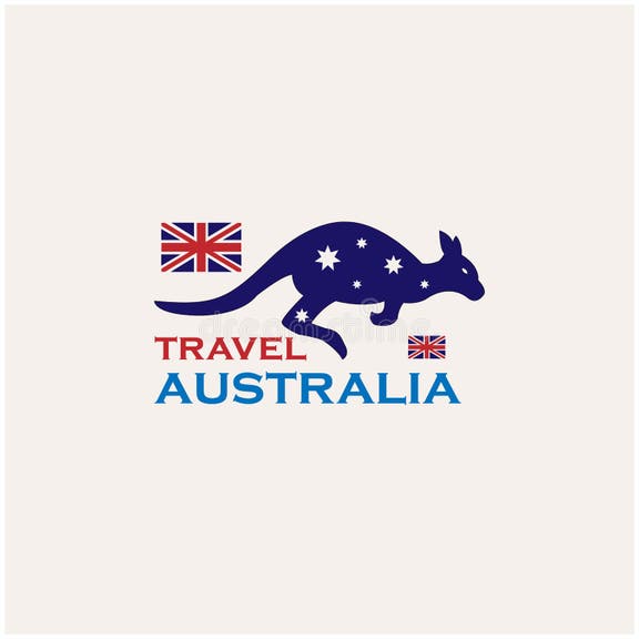 Australia Design Logo Vector. Australia Travel Icon Stock Vector ...