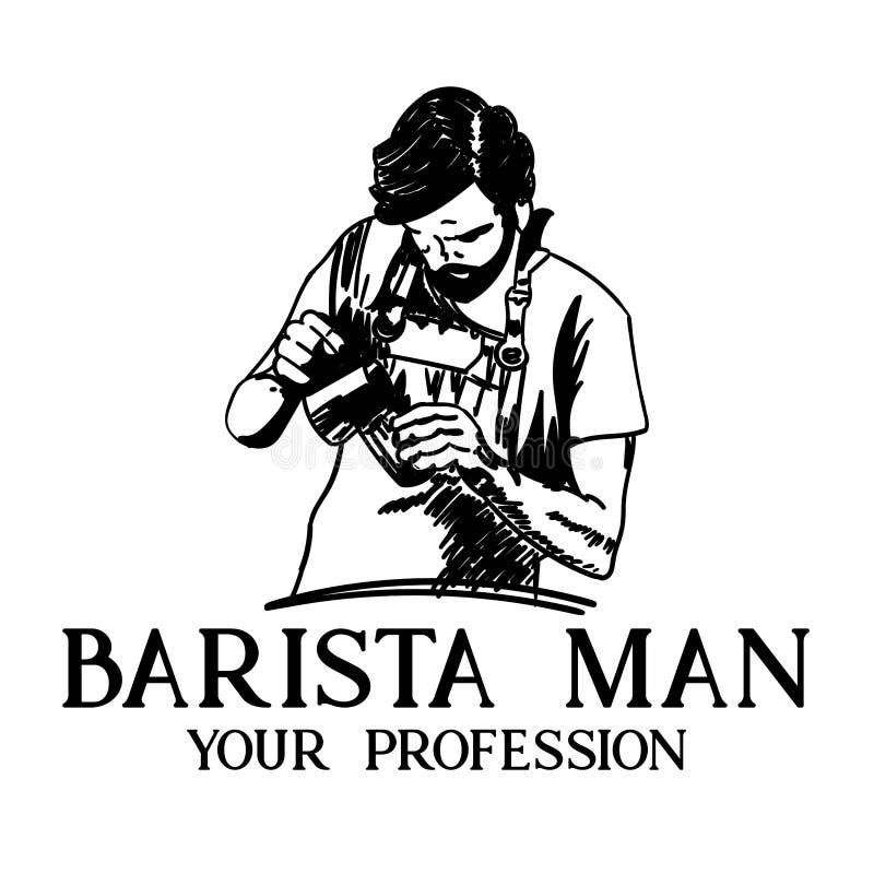 Barista Logo Stock Illustrations – 3,275 Barista Logo Stock ...