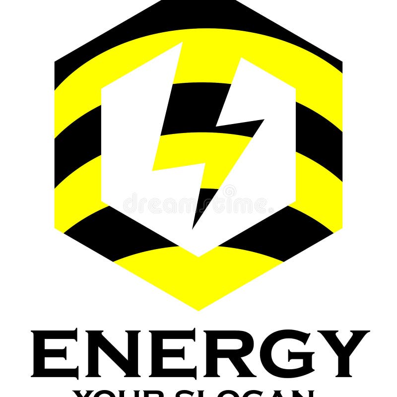 Energy Design Icon Logo Vector. Energy Illustration Logo Industry Stock ...