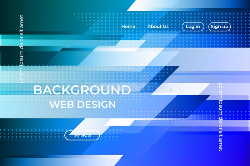 Abstract Modern Web Background. Blue Gradient Colror Stock Vector ...