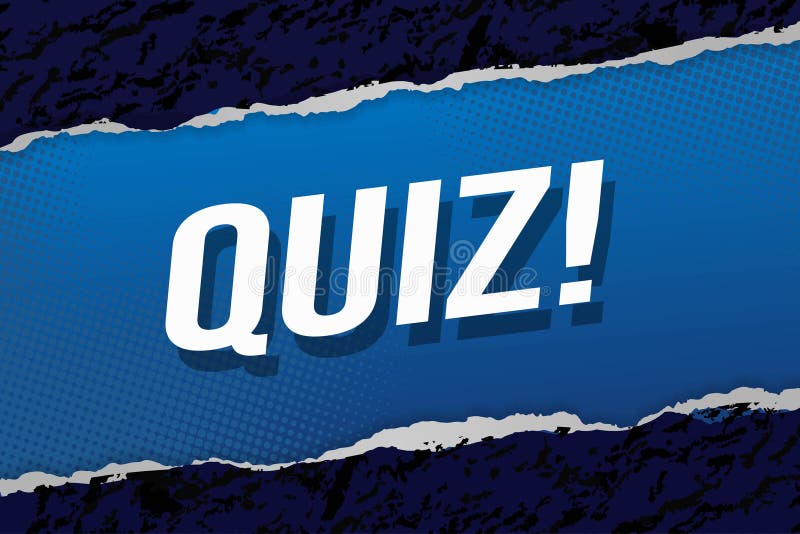 Quiz Word Concept Vector Illustration Stock Vector - Illustration of ...