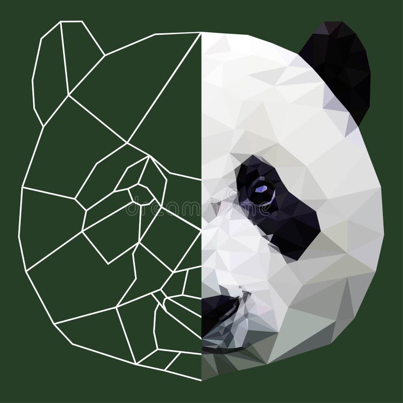 Low Poly Panda Stock Illustrations – 185 Low Poly Panda Stock ...