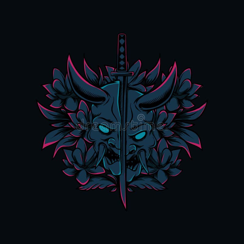 Japanese Oni Pattern Stock Illustrations – 315 Japanese Oni Pattern ...