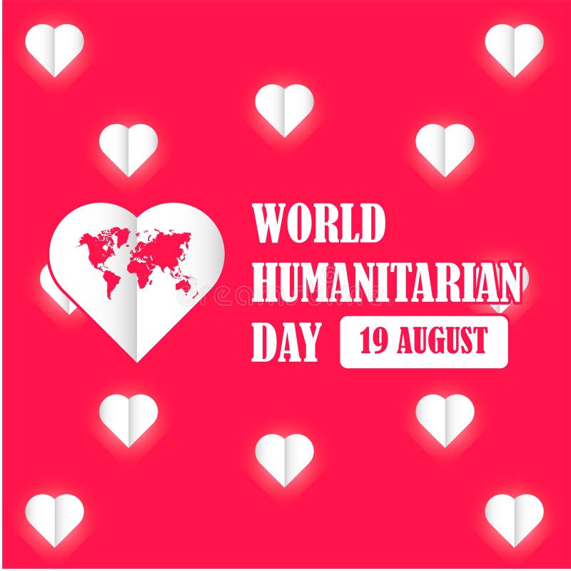 Vector Illustration of the Theme of World Humanity Day Held Every ...
