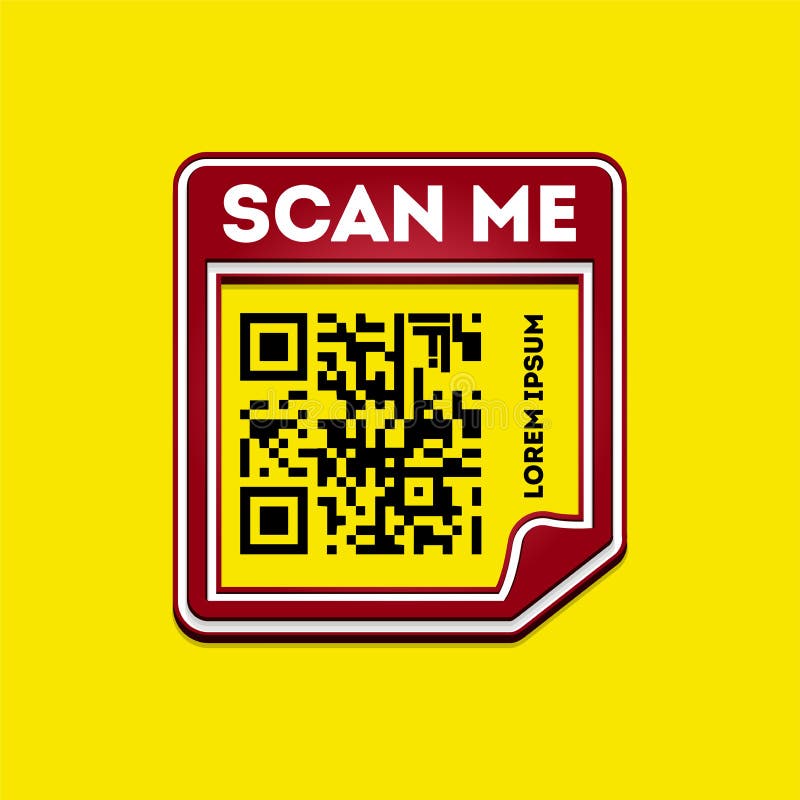 Scanning Identification System. Scan Me. Name Scan. Vector Illustration ...