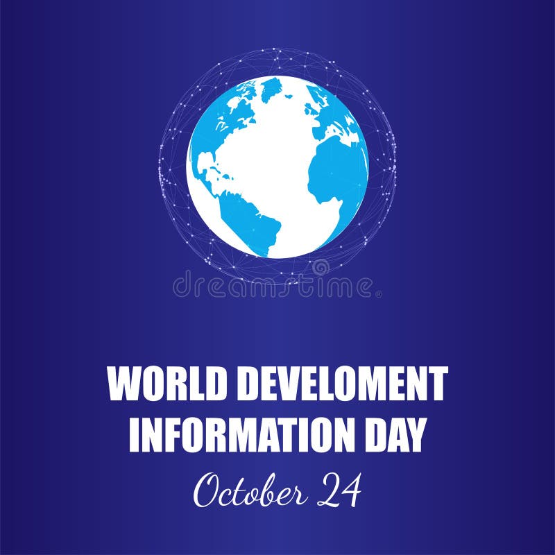 Vector Illustration of WORLD DEVELOPMENT INFORMATION DAY Theme. Perfect ...