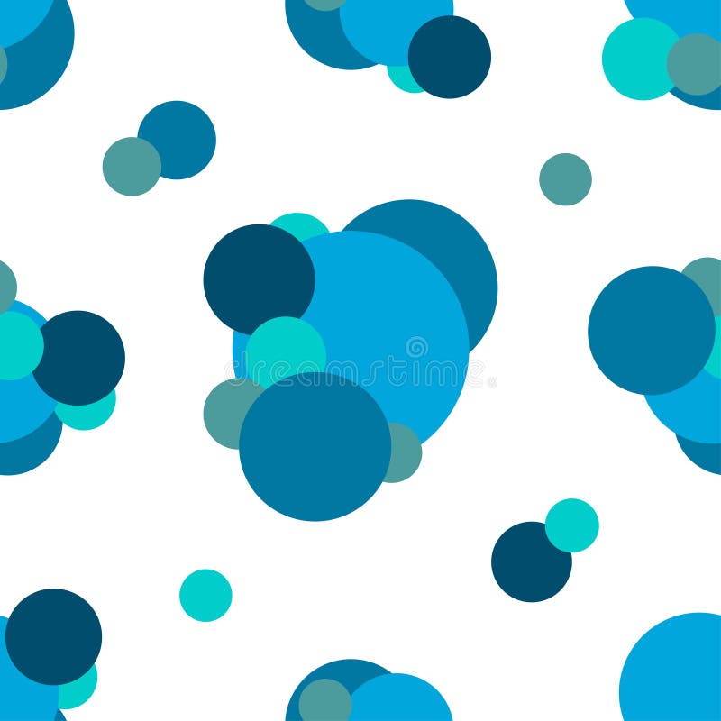 Pattern with Multicolored Vector Air Circles Stock Illustration ...