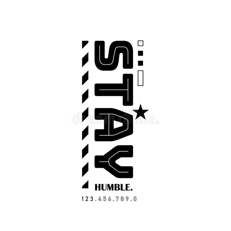 STAY HUMBLE Vintage Fashion Streetwear Division, Suitable for Clothing ...
