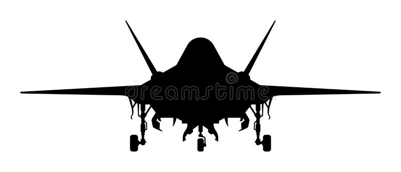 F35 Silhouette Stock Illustrations – 78 F35 Silhouette Stock ...