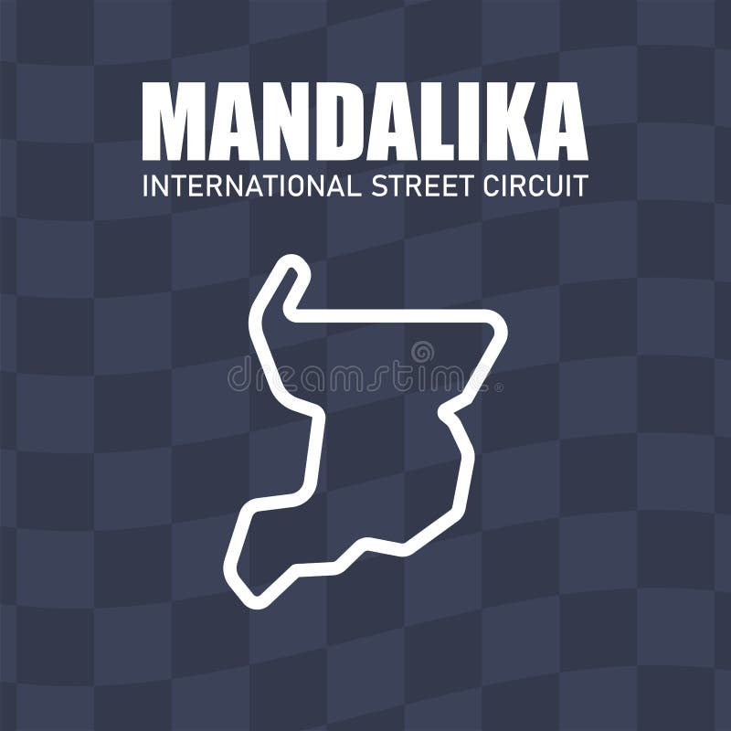 Mandalika Circuit Vector , Indonesia International Race Track Stock ...