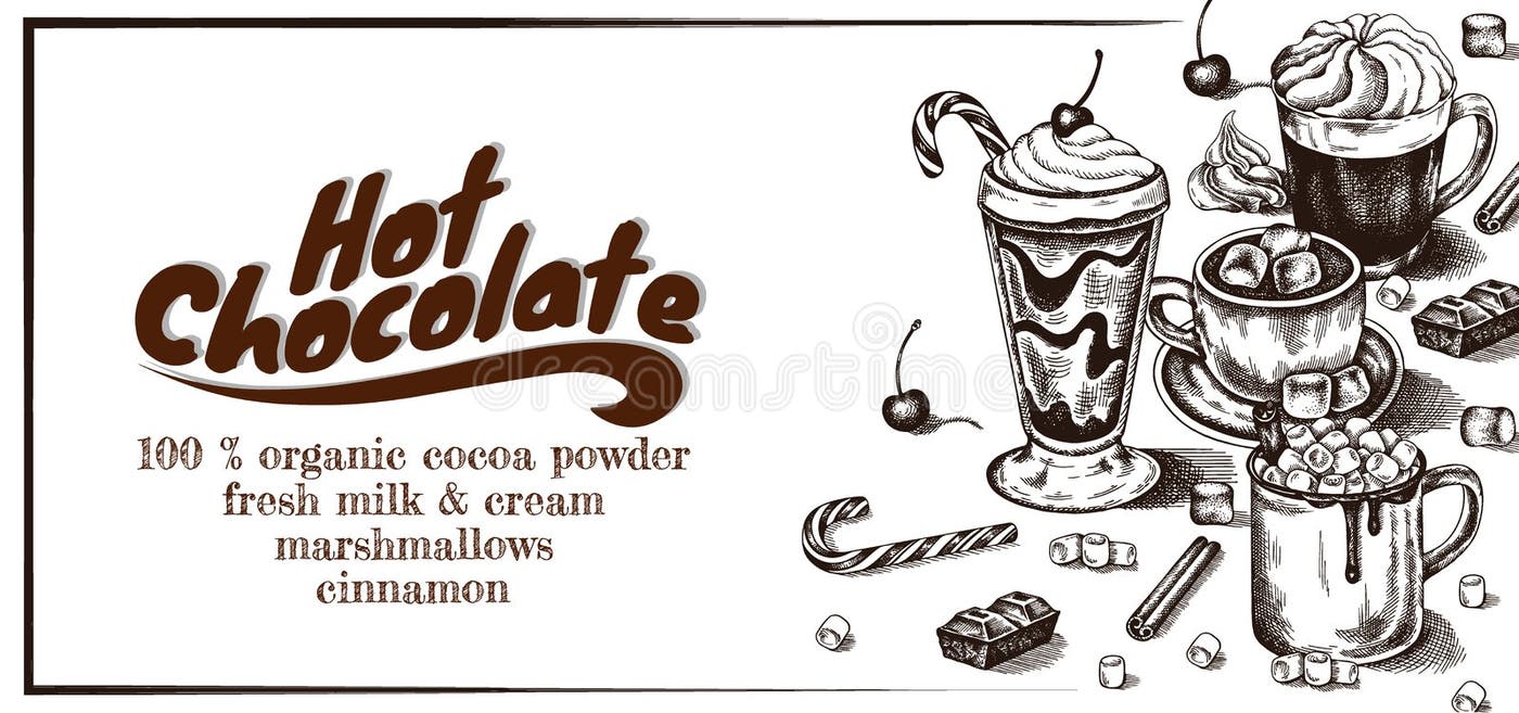 Cocoa Powder Outline Stock Illustrations – 313 Cocoa Powder Outline ...