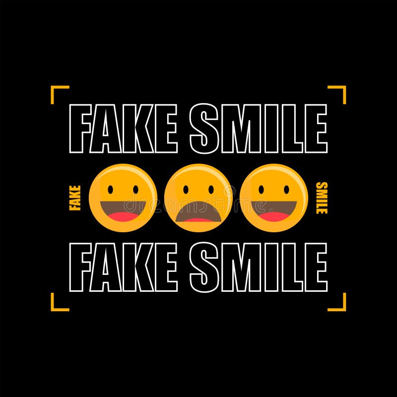 FAKE SMILE Vintage Streetwear Fashion Division, Suitable for Clothing ...
