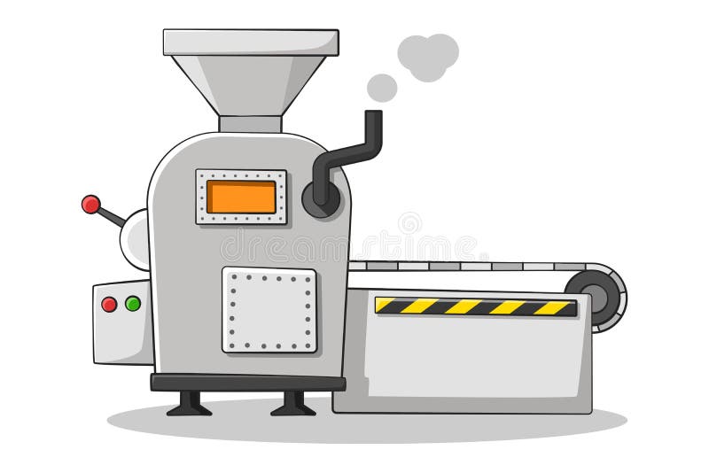 Factory Machine Drawing