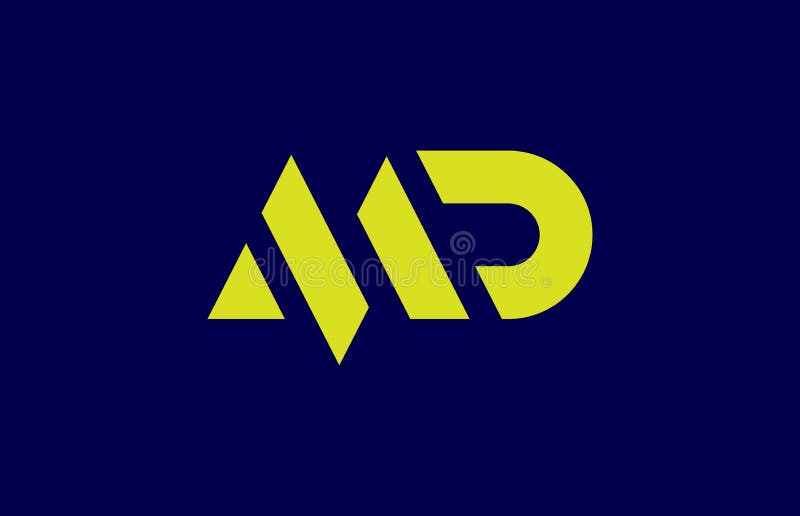 MD logo stock vector. Illustration of simple, capital - 239171542
