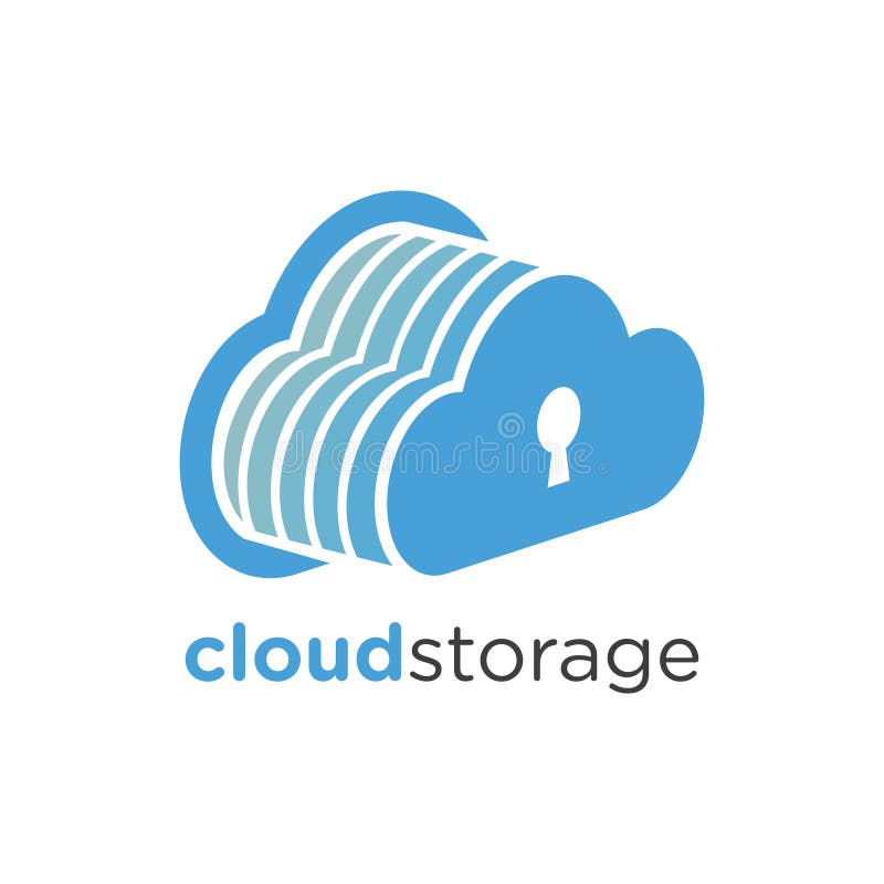 Cloud Storage logo concept stock vector. Illustration of company ...