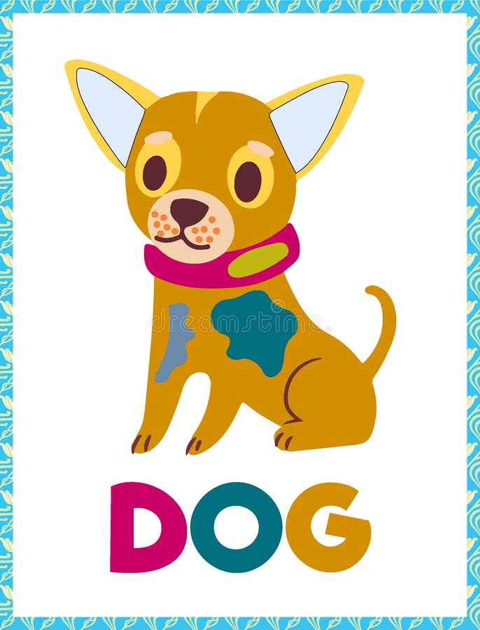 Set of Wild Animals Name,Animals Clip Art Education Printable,Animal ...