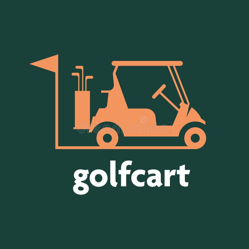 Golf Cart logo concept stock vector. Illustration of graphic - 239611495