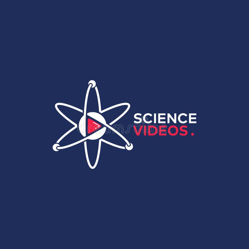 Science Video Logo Concept stock vector. Illustration of education ...