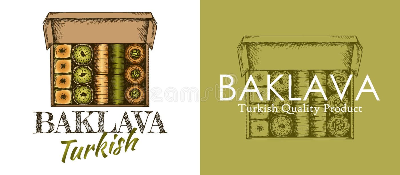 Baklava Logo Stock Illustrations – 236 Baklava Logo Stock Illustrations ...