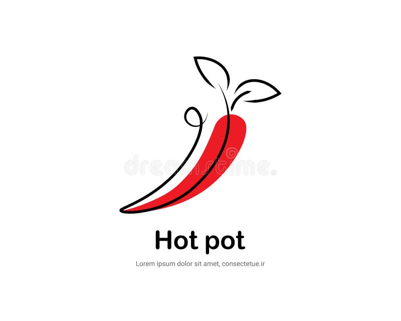 Chili Logo Brand Design Vector for Hot Spicy Food Logo Brand Design ...