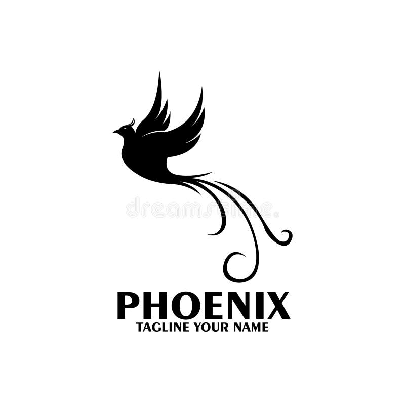 Phoenix Illustration Logo Vector. Phoenix Logo Template Stock Vector ...