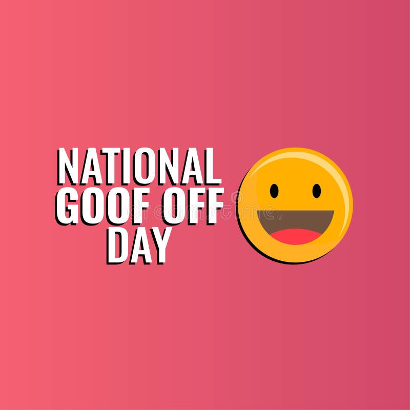 Laughing Emoticon Icon Vector. National Goof Off Day Design Concept ...