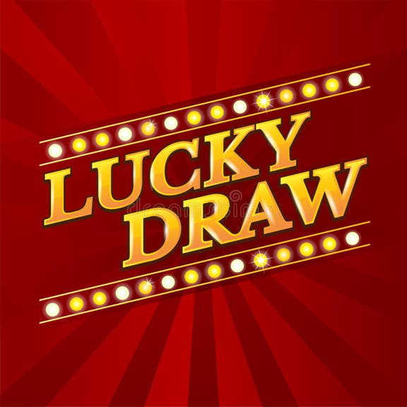 Editable Text Effect Lucky Draw 3d Style Effect. Stock Vector ...