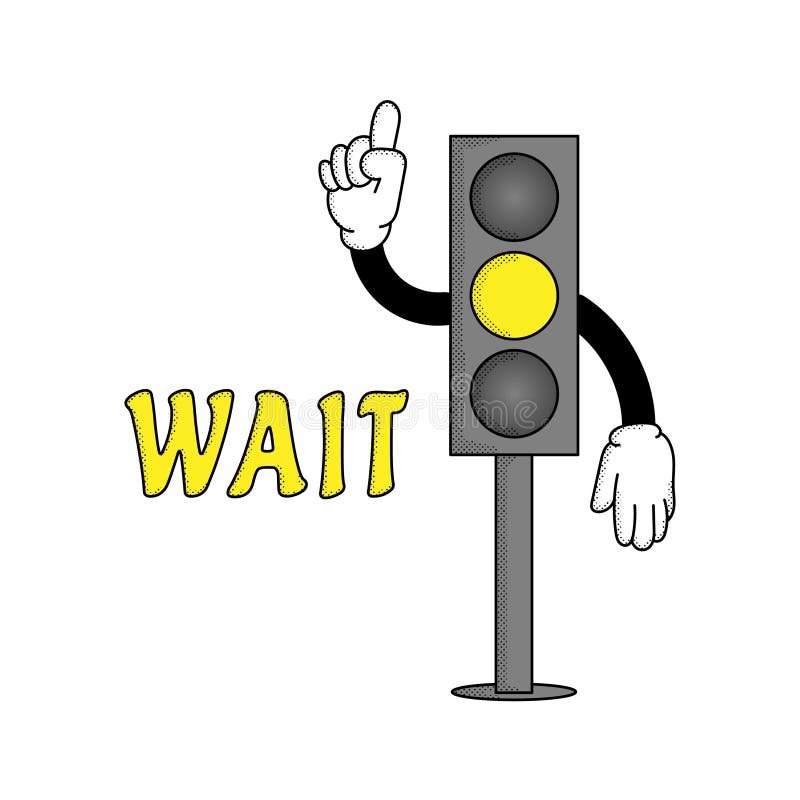 Wait Sign Clipart