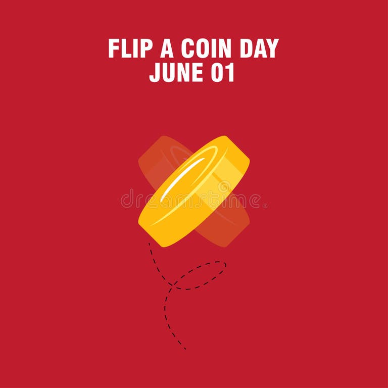 Spinning Coin Vector Icon, Flip a Coin Day Design Concept, Perfect for ...