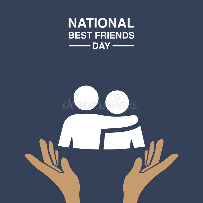 Friends Icon Vector. National Best Friends Day, Perfect for Social ...