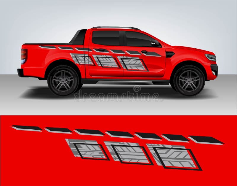 Vehicle Graphics Kit Mobile Stock Vector - Illustration of graphic ...