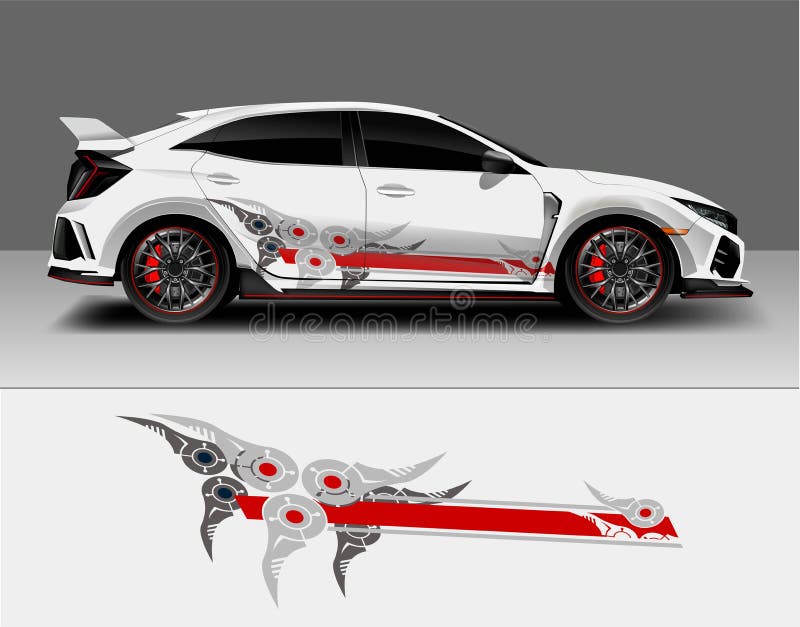 Mobile Racing Vehicle Graphic Logo Stock Vector - Illustration of clip ...