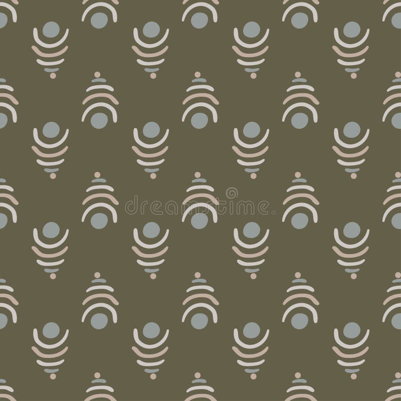 Abstract Seamless Doodle Vector Background for Prints and Graphic ...