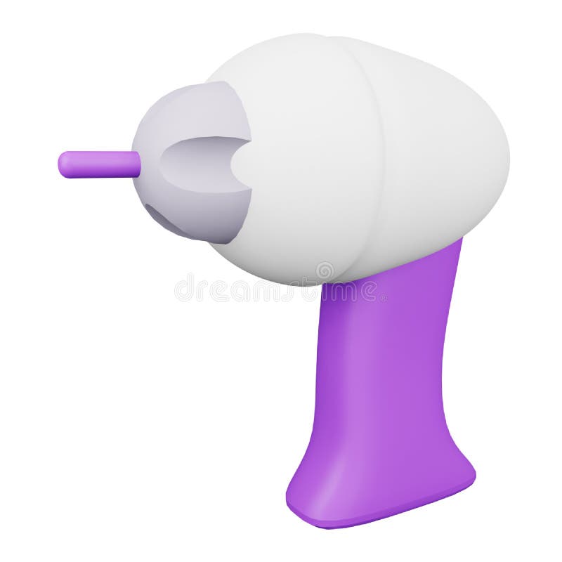 Ear Cleaner 3D Rendering Isometric Icon. Stock Vector - Illustration of ...