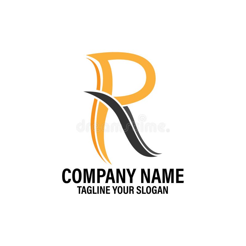 Letter R Design Logo Business Vector Stock Vector - Illustration of ...