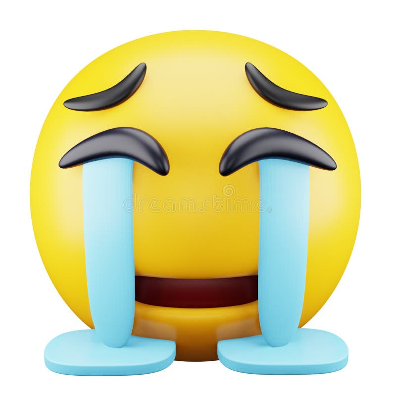 Emoticon 3d Cry Stock Illustrations – 1,152 Emoticon 3d Cry Stock ...